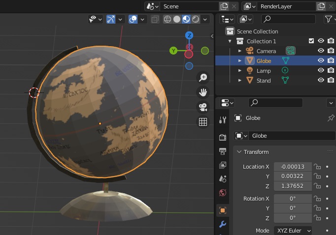 You can also join two or more objects into one object. In Object mode ...